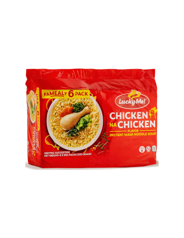 Lucky Me! Instant Mami Chicken na Chicken 55g x 6 pcs – AAA Shopping Center