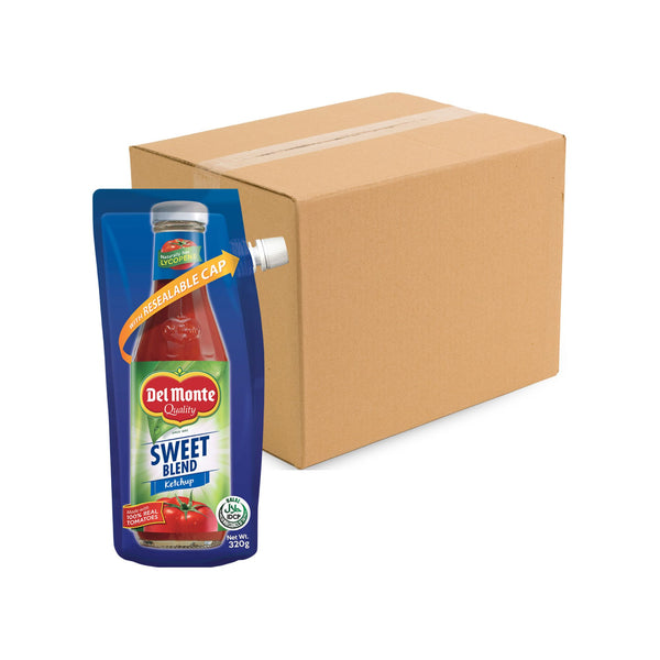 Del Monte Ketchup Sweet Blend with Resealable Cap 320g x 36pcs/Box ...