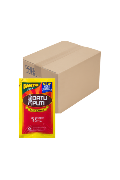 Datu Puti Soy Sauce Sakto Pack 60ml x 144 pcs/Box – AAA Shopping Center