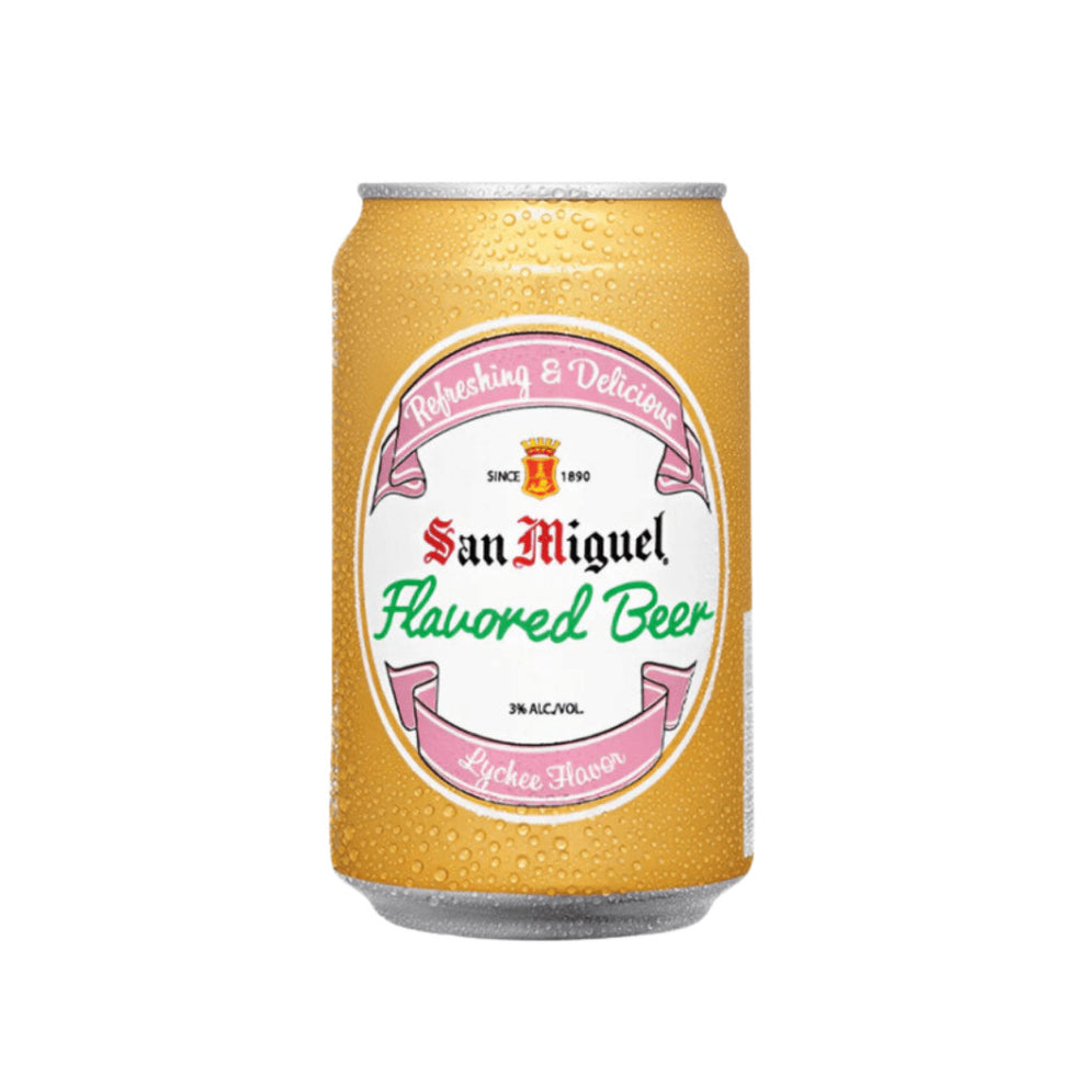 San Miguel Flavored Beer Lychee in Can 330ml – AAA Shopping Center