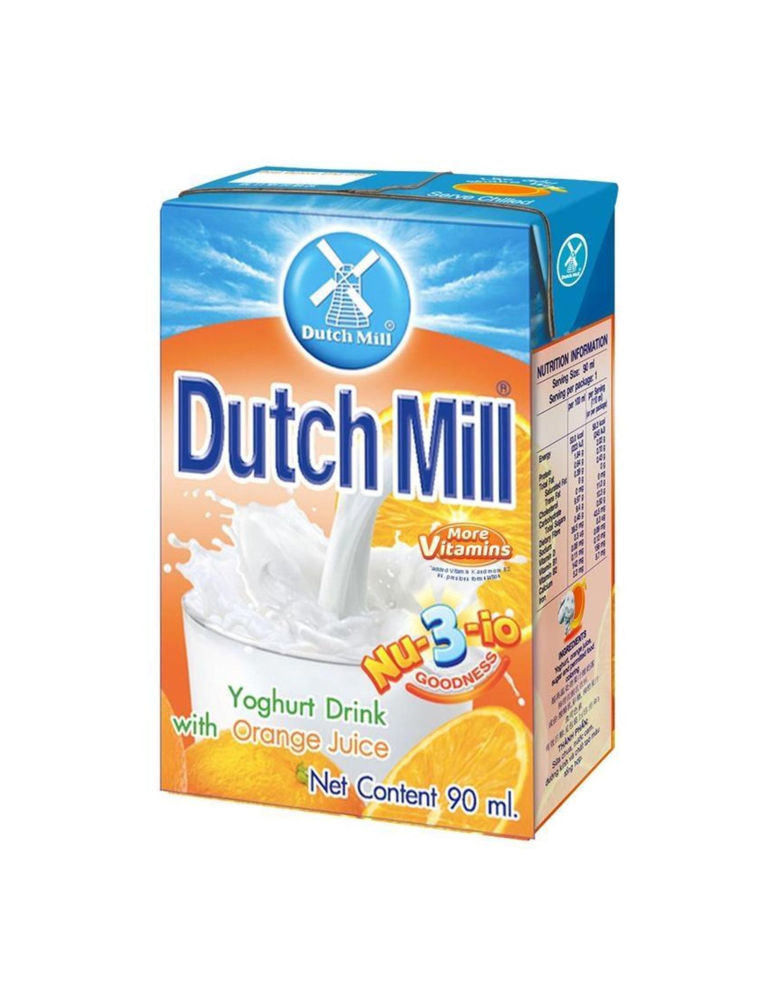 Dutch Mill UHT Yoghurt Drink with Orange Juice 90ml – AAA Shopping Center